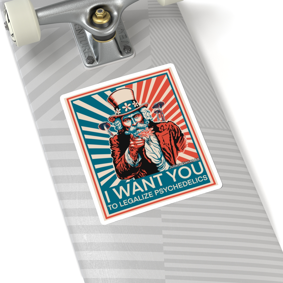 "I Want You To" Stickers - Juliana Garces Art